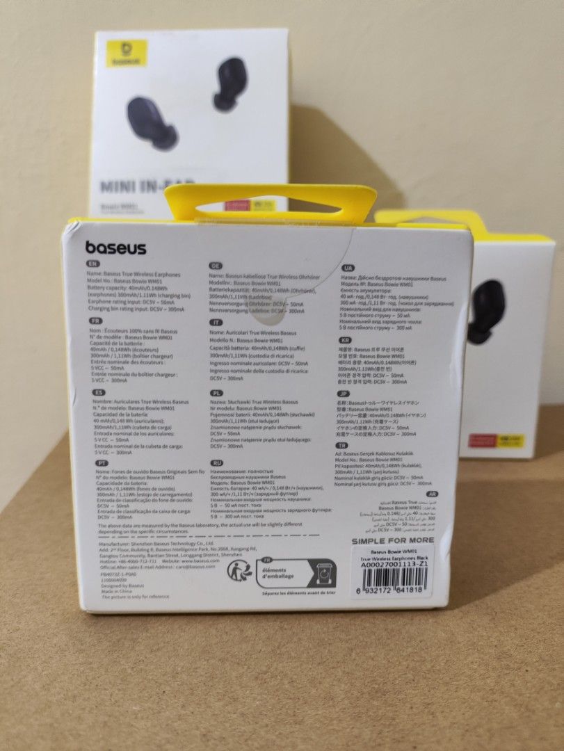 Baseus WM01 Encok Bowie WM-01 TWS True Wireless Earbuds Bluetooth ...