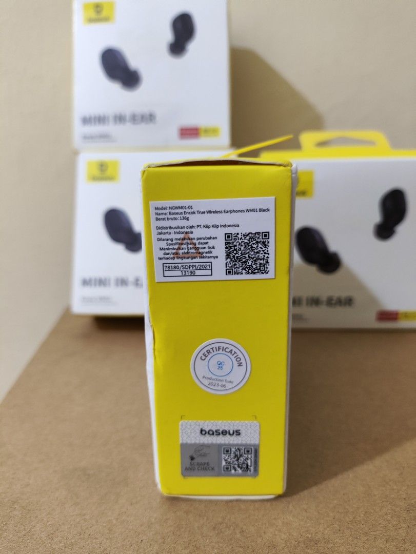 Baseus WM01 Encok Bowie WM-01 TWS True Wireless Earbuds Bluetooth Earphone, Elektronik, Audio di ...