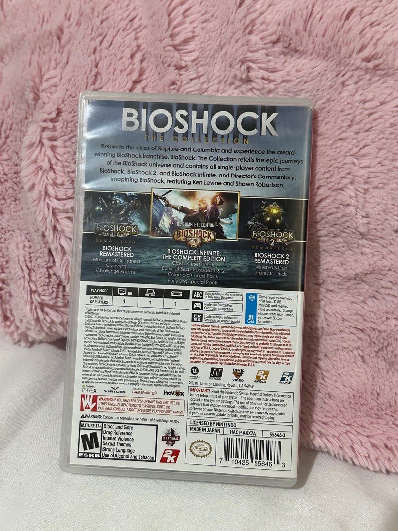 Bioshock The Collection Nintendo Switch Game, Video Gaming, Video Games ...