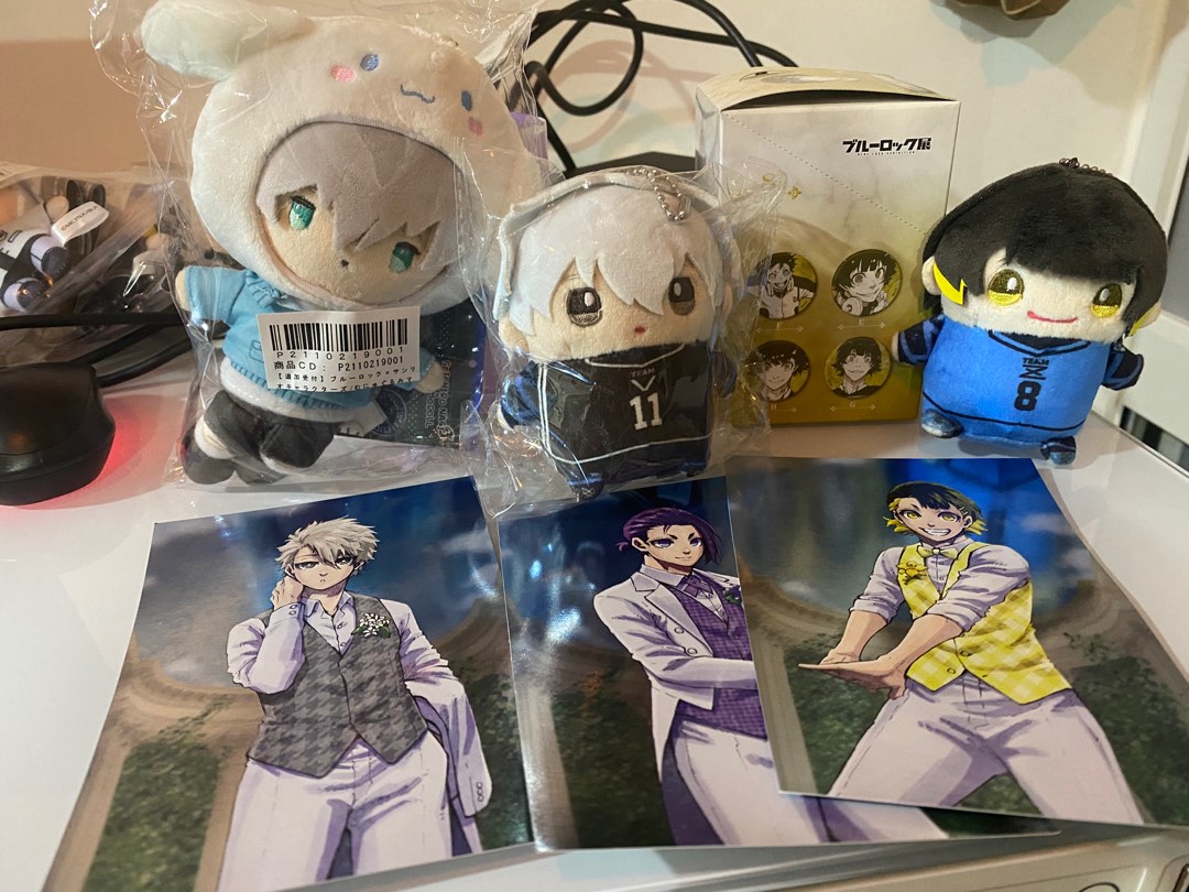 Blue Lock Assorted Merch // plushie toy mamemeito, Hobbies & Toys ...