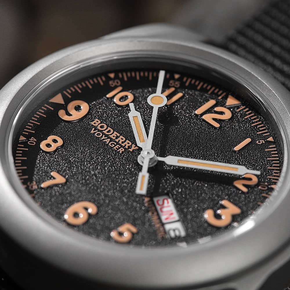 Seiko Titanium Boderry Field Watch. Seiko Automatic NH35 Movement. 100M ...