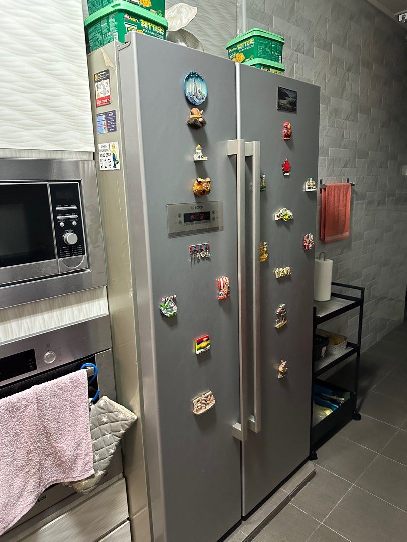 Bosch double door fridge, TV & Home Appliances, Kitchen Appliances ...