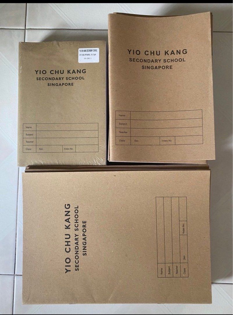 Brand new yio chu kang sec sch Exercise Books, Hobbies & Toys, Books ...