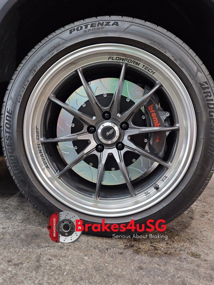 Brembo Pista FF4 FF6 Big Brake Kit(Fits 17 to 19 inch wheels)Alfa, Audi ...