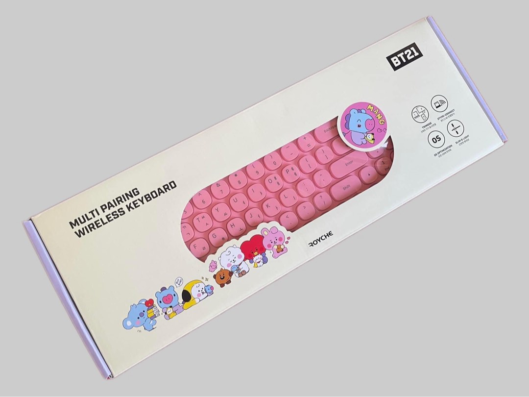 BT21 Mang Wireless Keyboard, Computers & Tech, Parts & Accessories ...