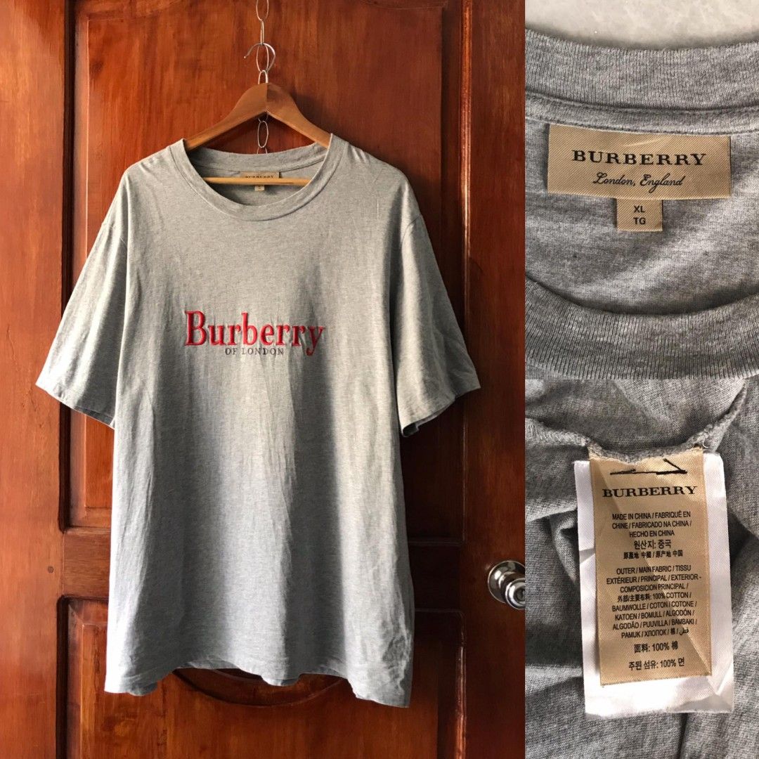 BURBERRY, Men's Fashion, Tops & Sets, Tshirts & Polo Shirts on Carousell