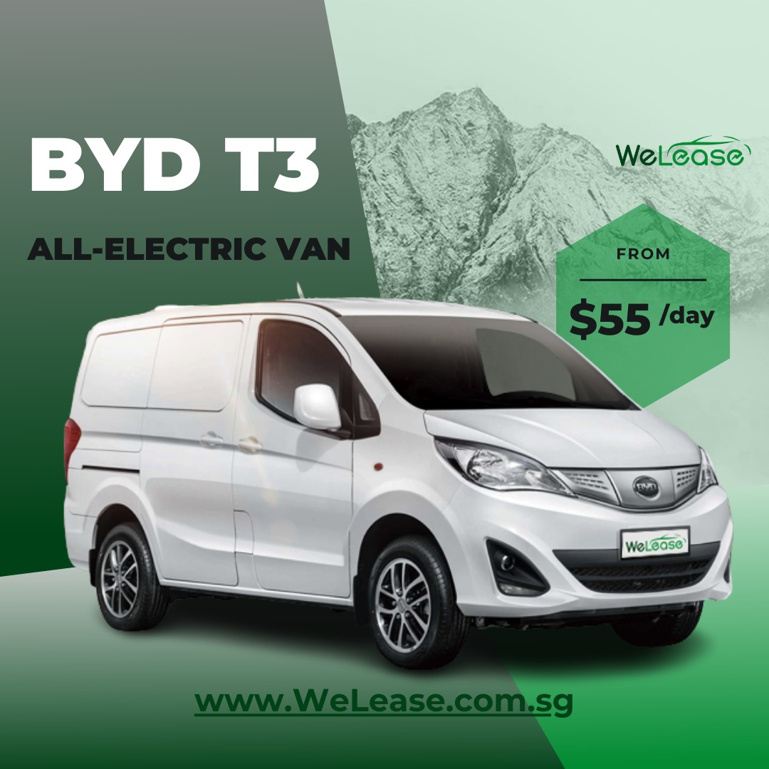 BYD T3 Van Electric EV for Rent & Lease, Cars, Commercial Vehicles ...