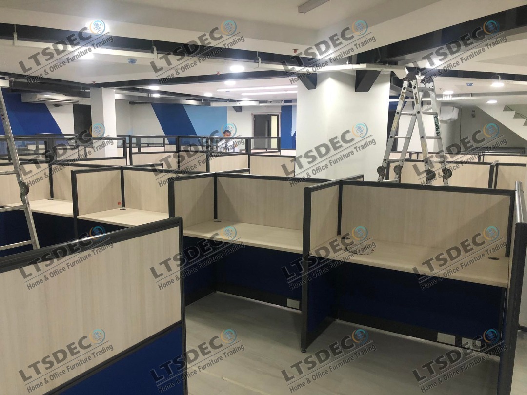 call center table furniture office partition, Furniture & Home Living ...