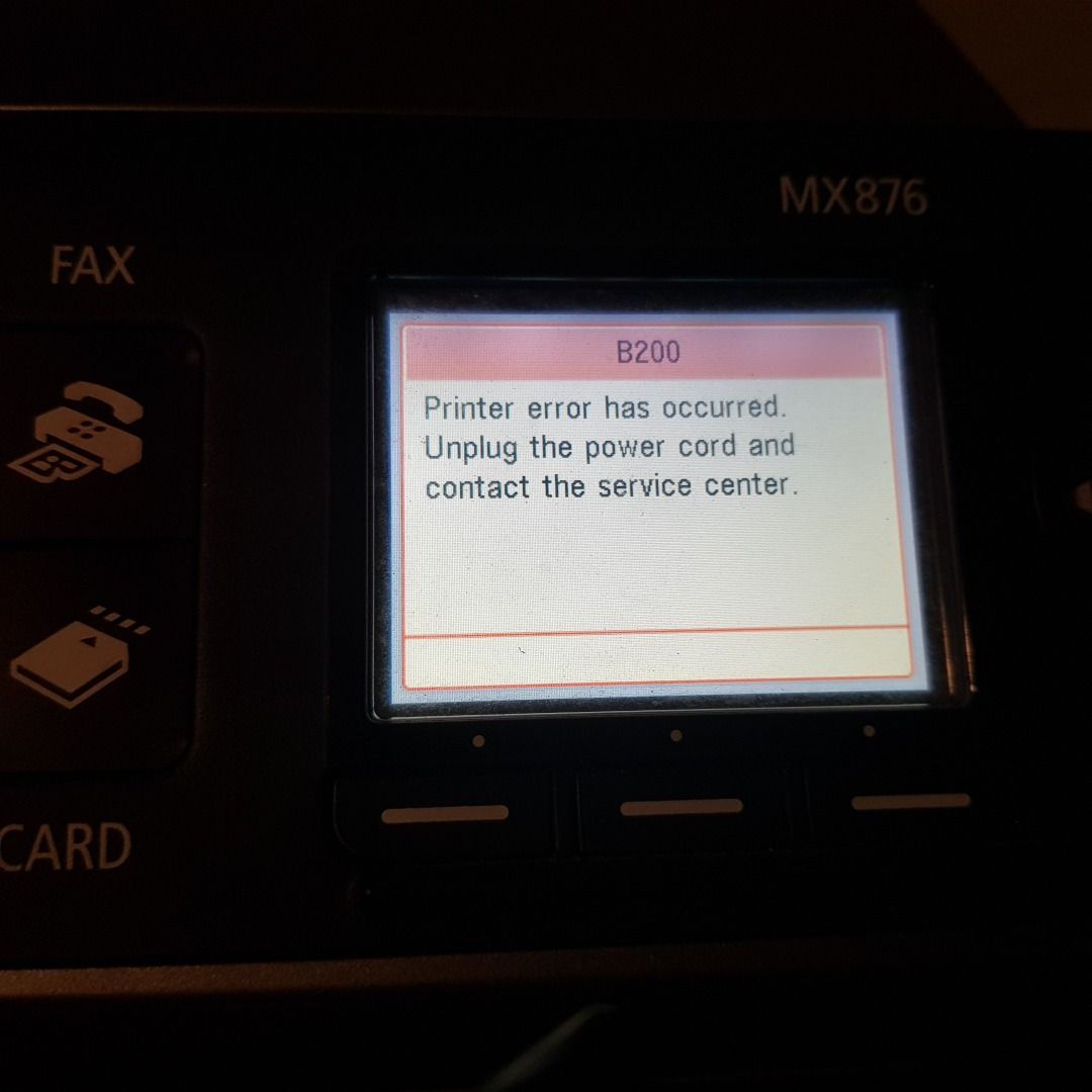 Canon Pixma MX876 Mfc printer copier scanner, Computers & Tech ...