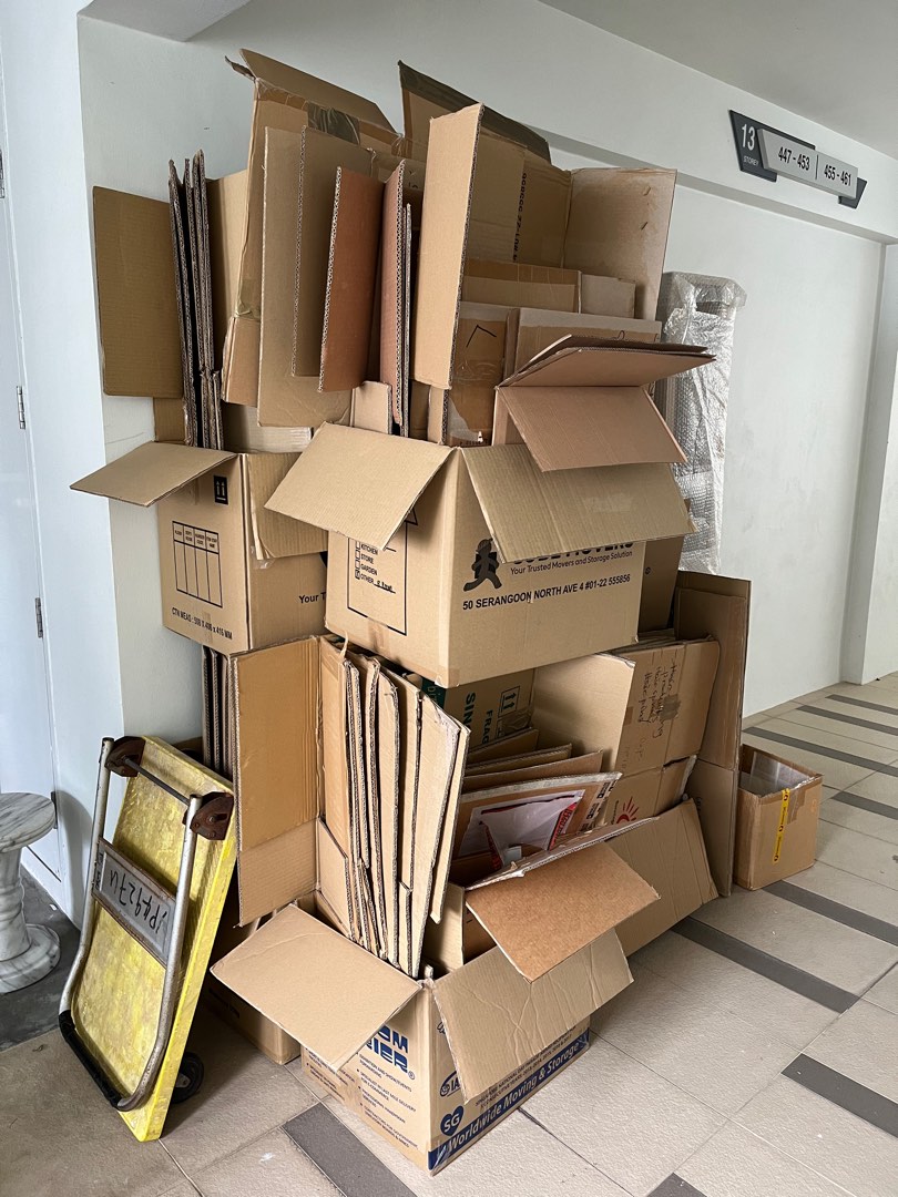 67 - 70 pices used Carton Boxes, Furniture & Home Living, Home ...