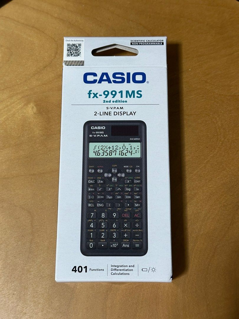 CASIO fx-991MS 2nd Edition, Mobile Phones & Gadgets, Other Gadgets on ...