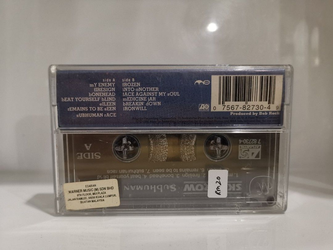 (Cassette) SKID ROW sUBHUMAN rACE, Hobbies & Toys, Music & Media, CDs ...