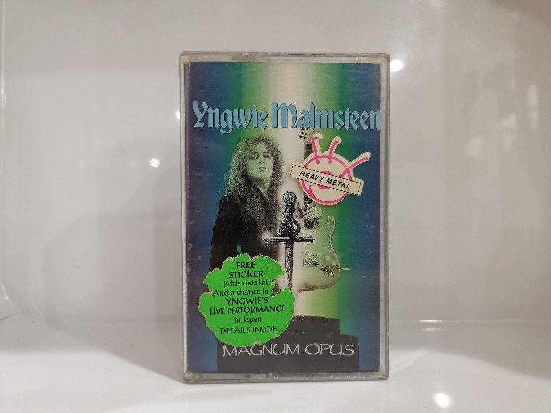 (Cassette) YNGWIE MALMSTEEN Magnum Opus, Hobbies & Toys, Music & Media, CDs & DVDs on Carousell