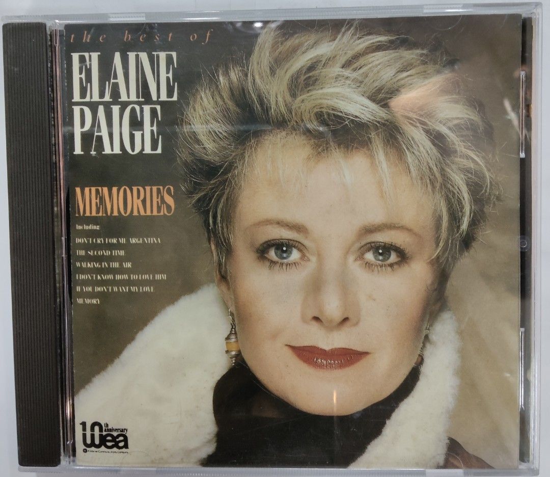 日版Cd Elaine Paige memories, 興趣及遊戲, 音樂、樂器 & 配件, 音樂與媒體 - CD 及 DVD - Carousell