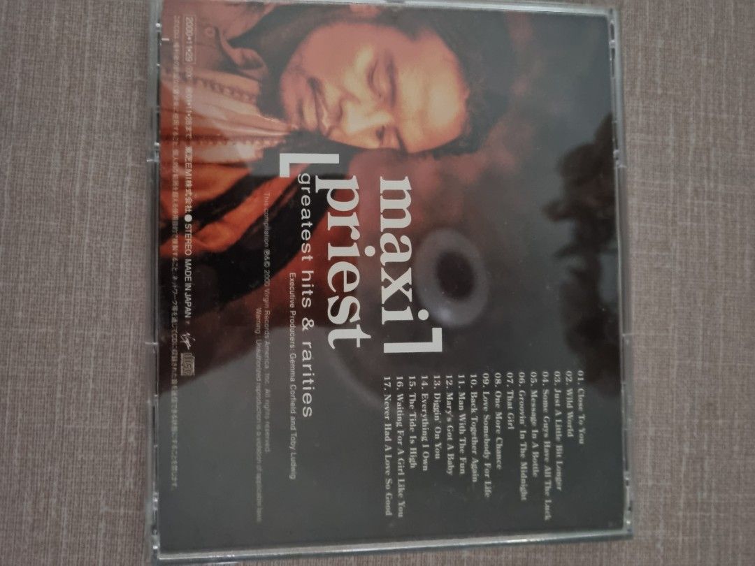 CD Maxi Priest Greatest Hits & Rarities, Hobbies & Toys, Music & Media ...
