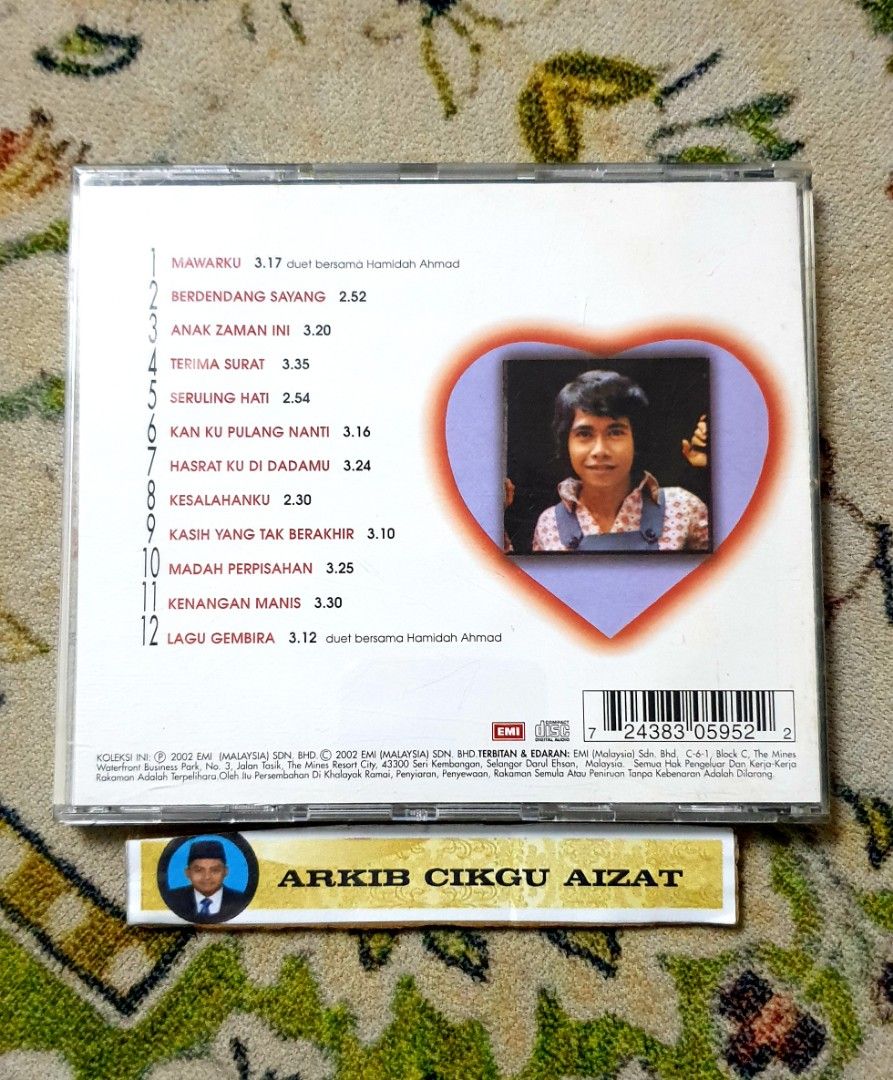 CD SIRI MURAH HATI - EDDIE AHMAD - MAWARKU, Hobbies & Toys, Music & Media, CDs & DVDs on Carousell