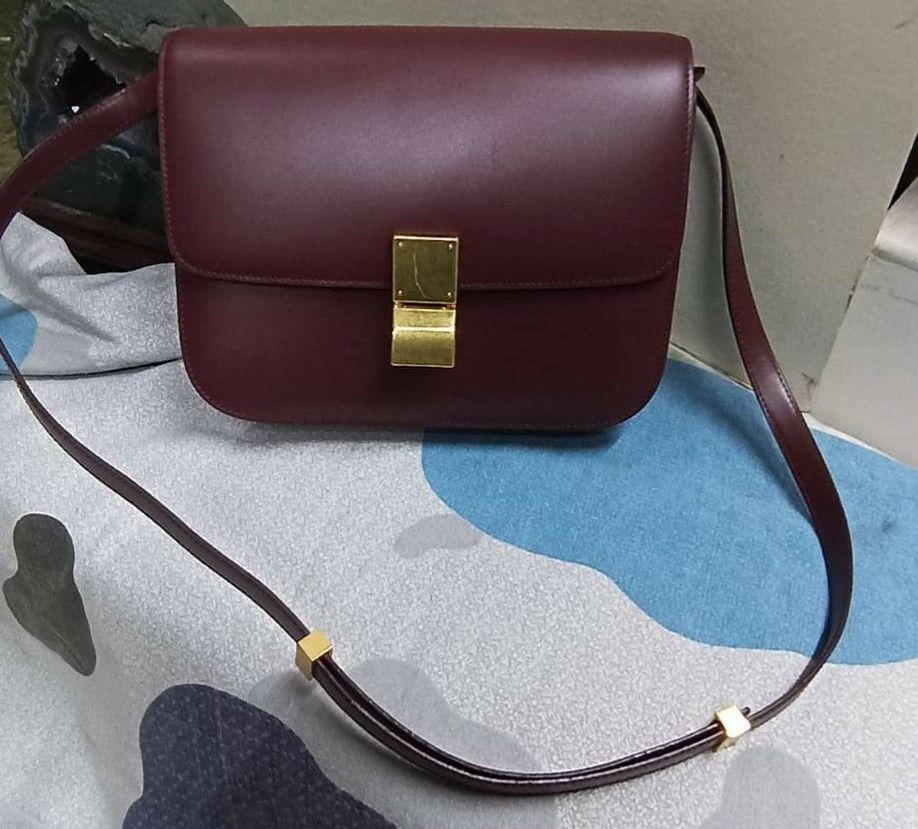 Celine Box Bag, Luxury, Bags & Wallets on Carousell