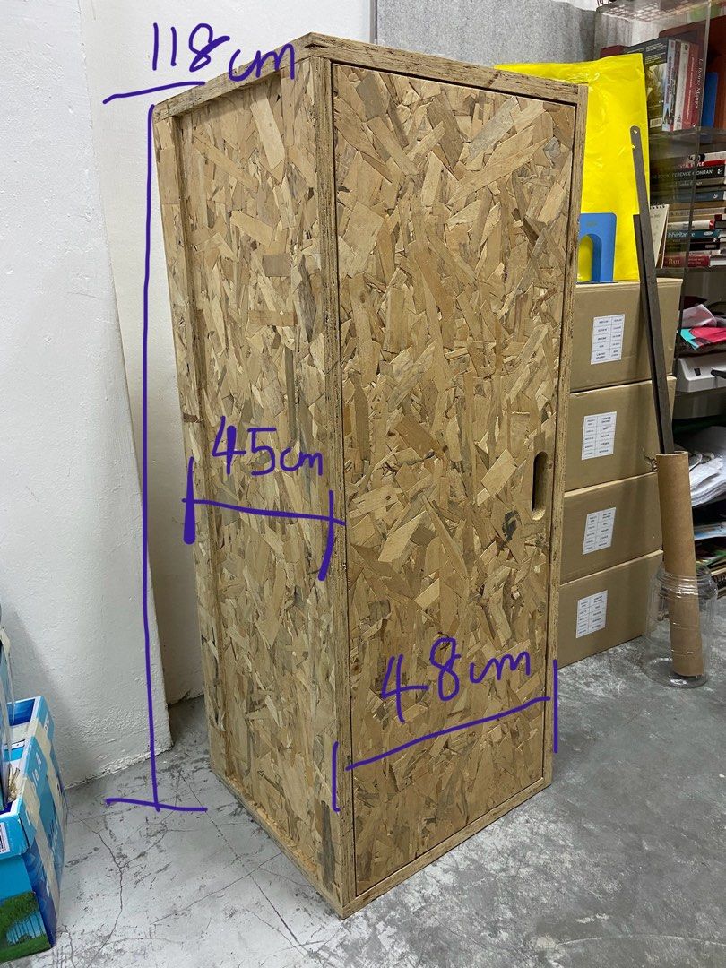 OSB Chipboard storage boxes, Furniture & Home Living, Home Improvement ...