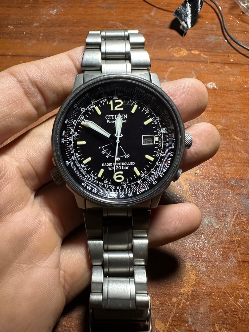 Citizen titanium night hawk jdm version as2031-57e, Men's Fashion ...