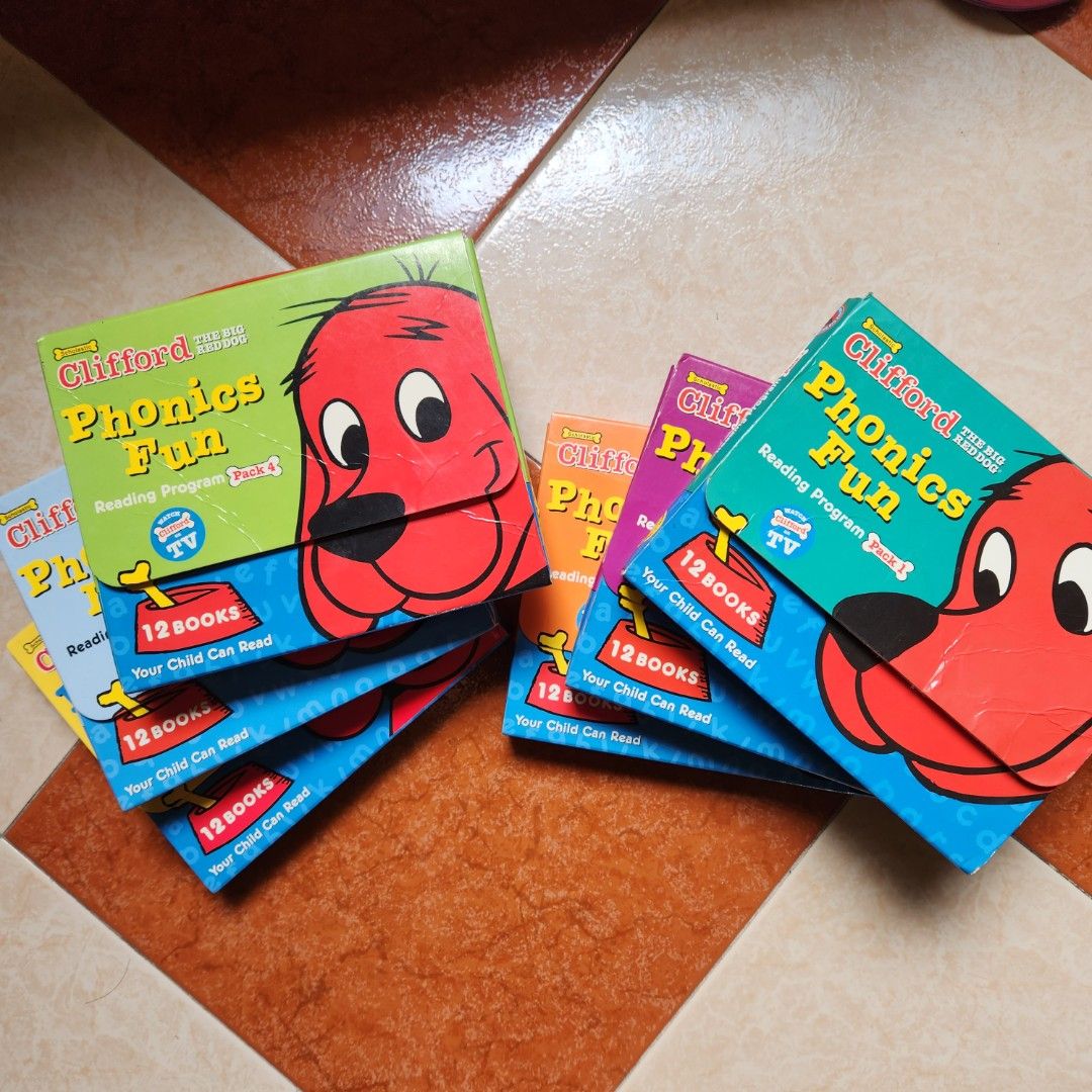 Clifford Phonics Fun Complete Set with CDs, Hobbies & Toys, Books ...
