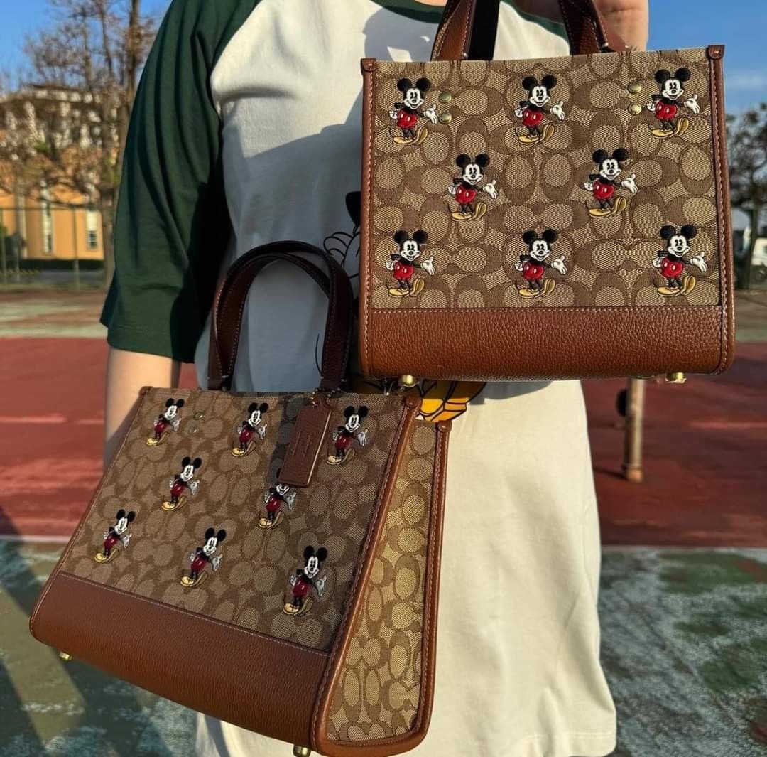 Coach Disney X Coach Dempsey In Signature Jacquard With Mickey Mouse ...