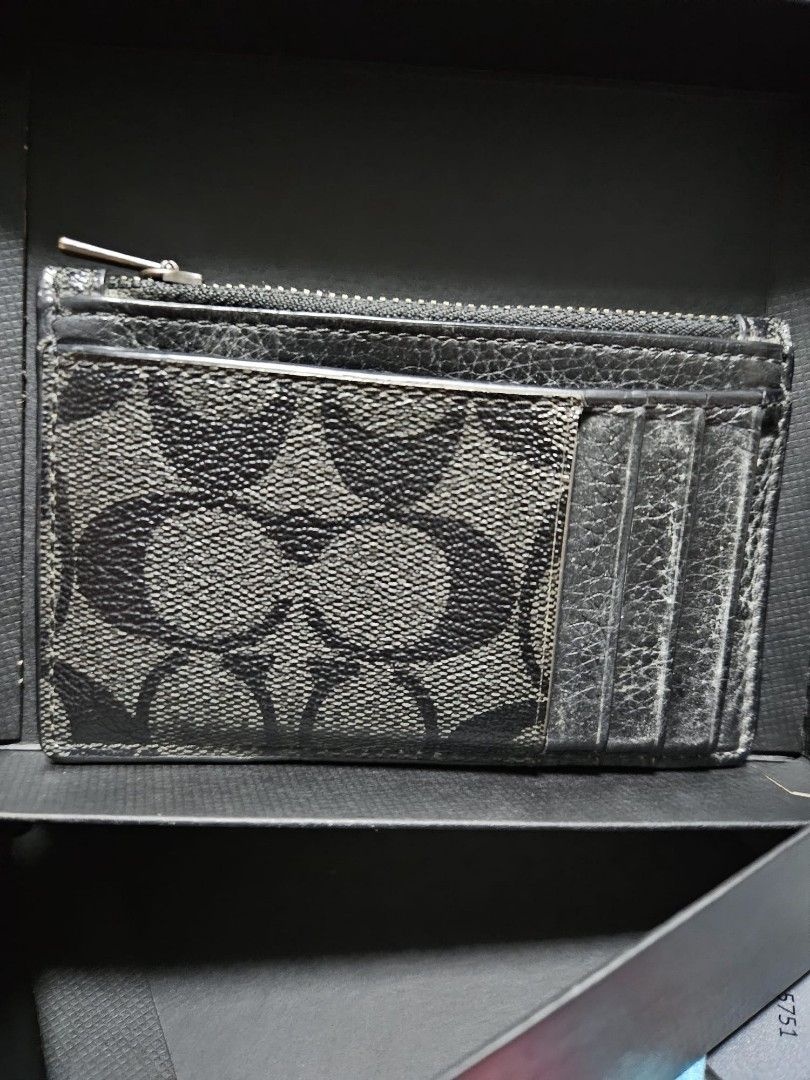 COACH X Jean Michel Basquiat Zip Card Case / Cardholder / Wallet ...