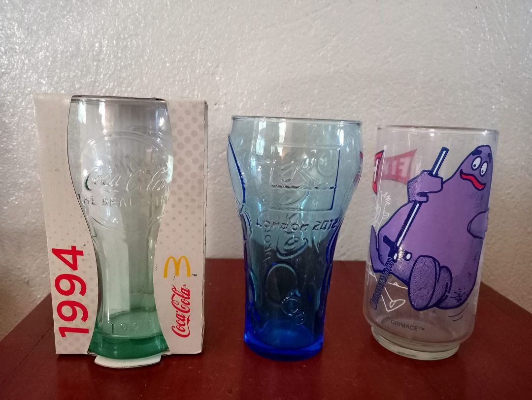 Coca-cola Collectible Drinking Glasses Set, Furniture & Home Living ...