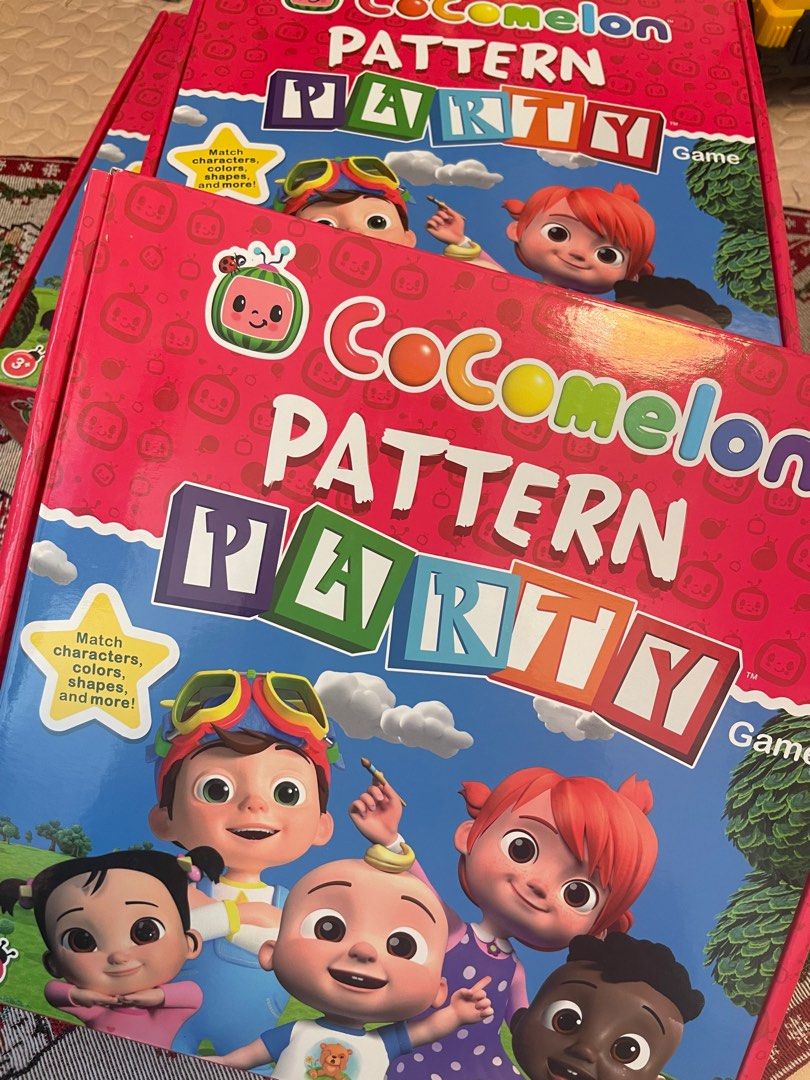 Cocomelon pattern party, 興趣及遊戲, 玩具 & 遊戲類 - Carousell