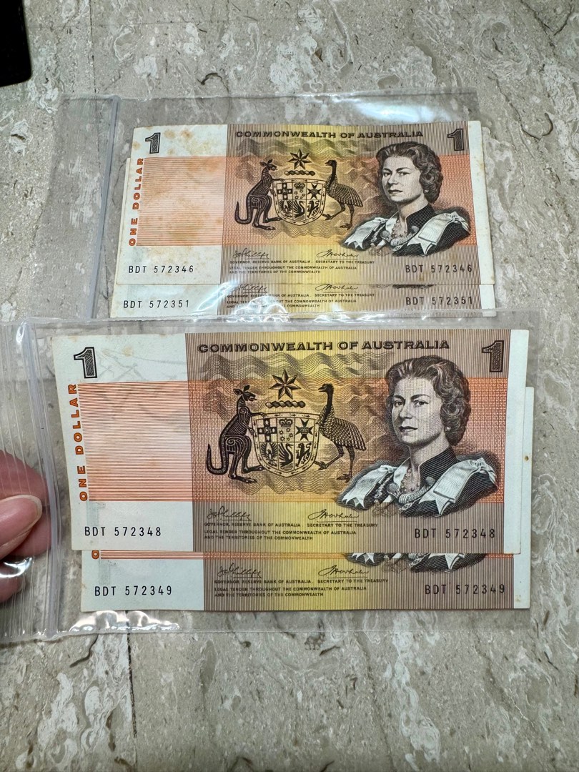 Commonwealth of Australia $1 one dollar note 1972, Hobbies & Toys ...