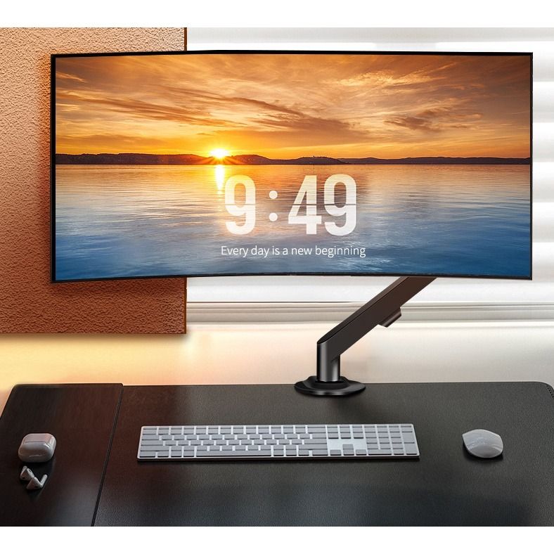 Computer monitor bracket 17-30 inch long arm desktop computer screen ...