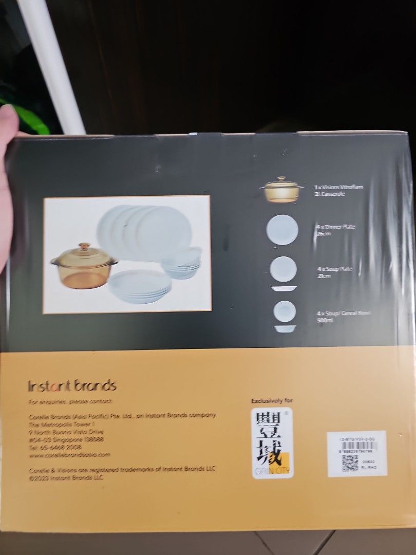 Corelle Vision Dinnerware Set, Furniture & Home Living, Kitchenware ...