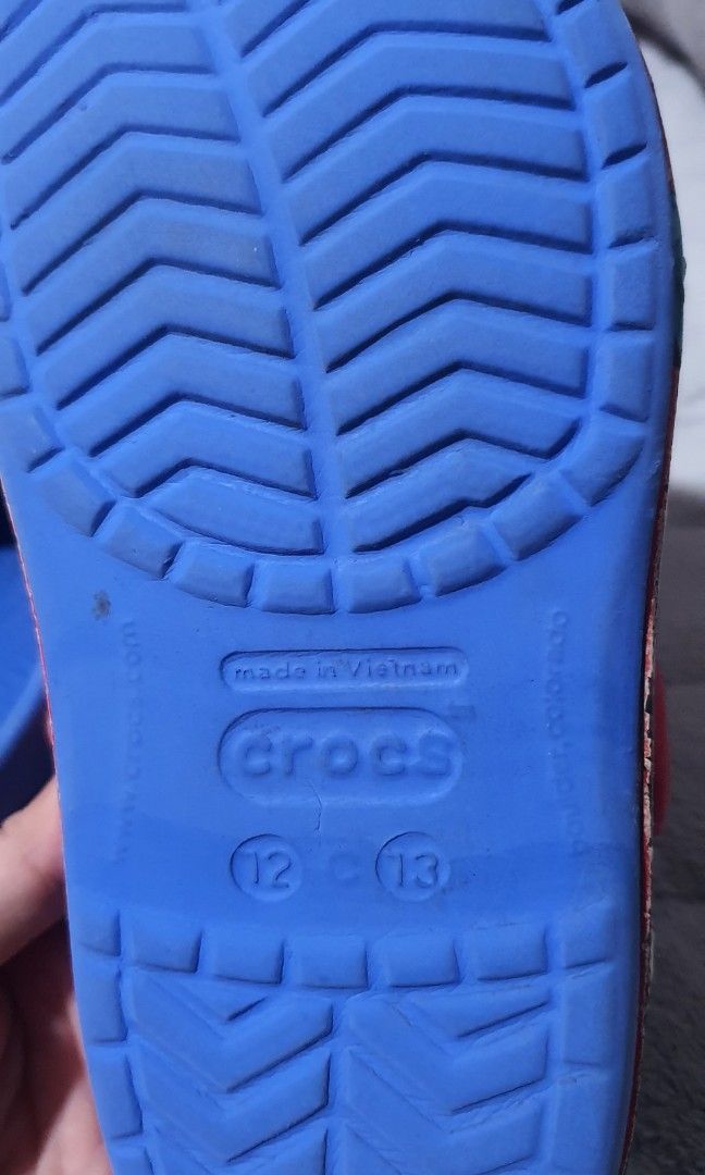 Crocs Kids Captain America C13, Babies & Kids, Babies & Kids Fashion on ...