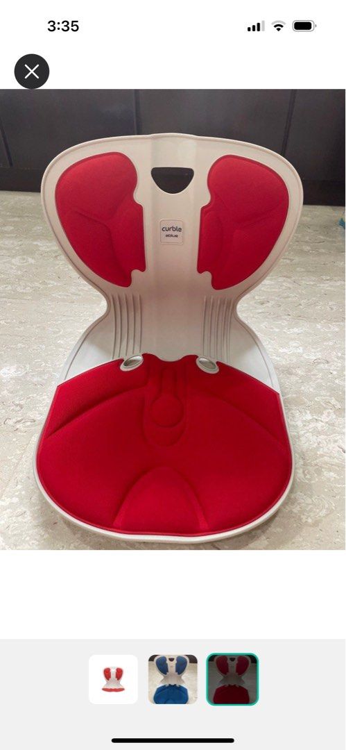 Curble Posture Correction Chair, Health & Nutrition, Massage Devices on ...