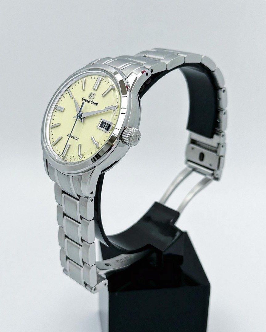 Custom GS Seiko Mod 39mm SBGR Cream Dial on Bracelet Premium Ver., Men ...