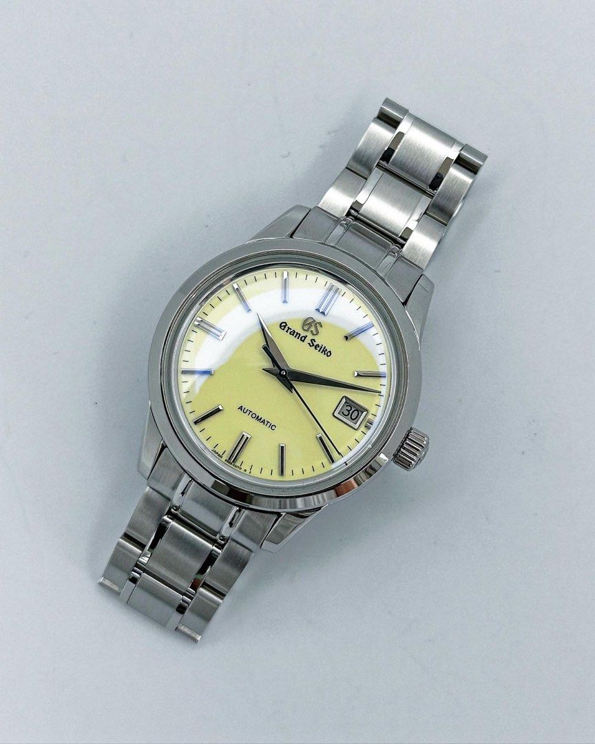 Custom GS Seiko Mod 39mm SBGR Cream Dial on Bracelet Premium Ver., Men ...