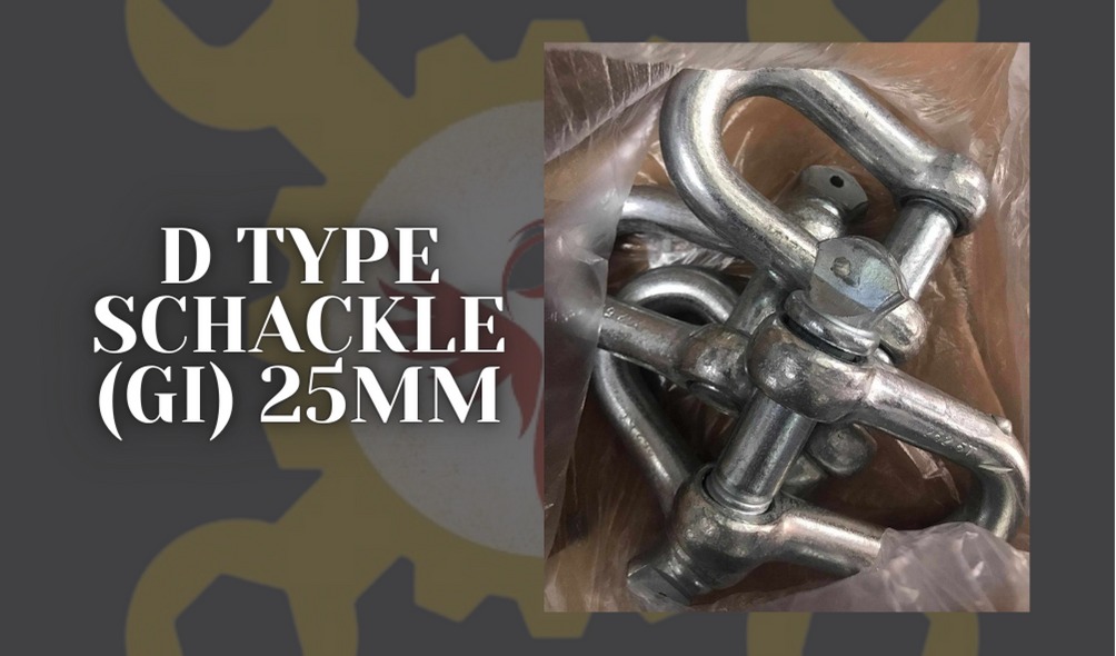 D Type Schackle (GI) 25mm, Commercial & Industrial, Industrial ...
