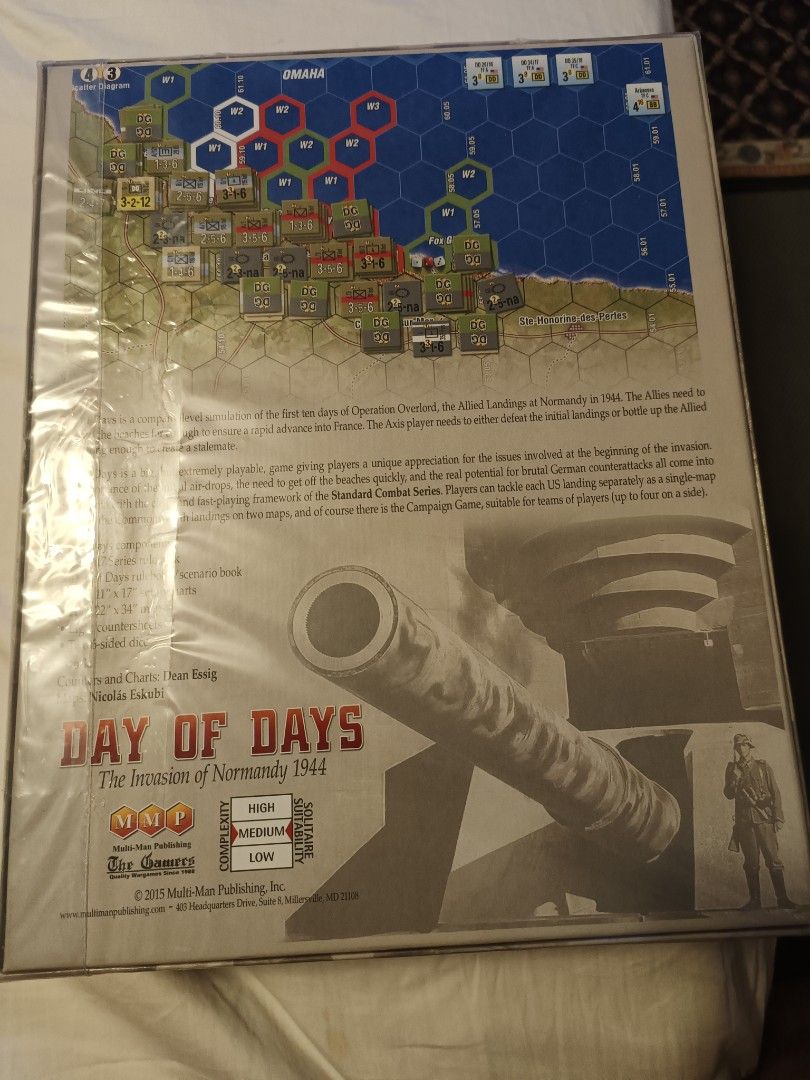 Day of Days board wargame by MMP Avalon Hill GMT Type WW2 D-Day ...