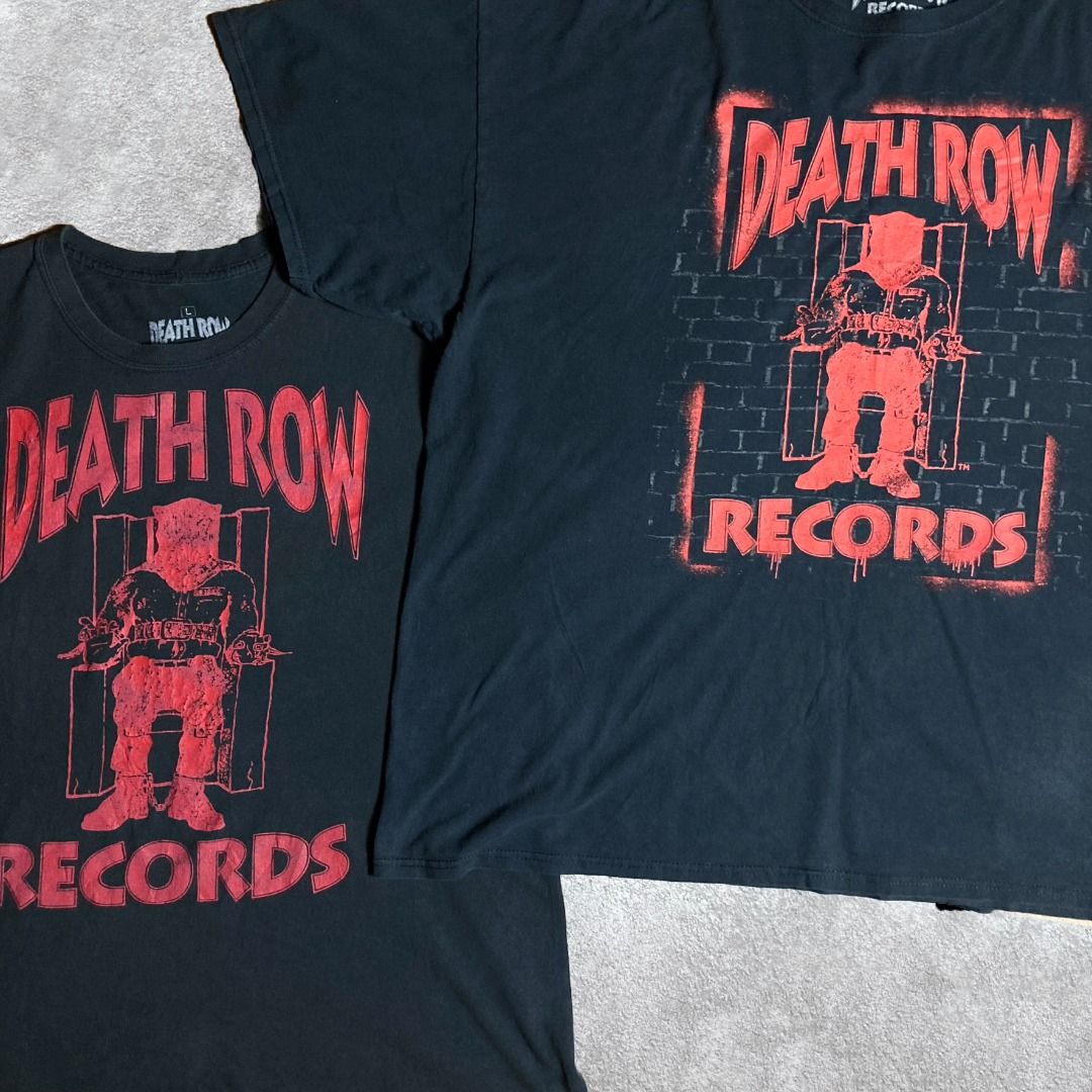 Death Row Records Official Merch T-shirt, Men's Fashion, Tops & Sets ...