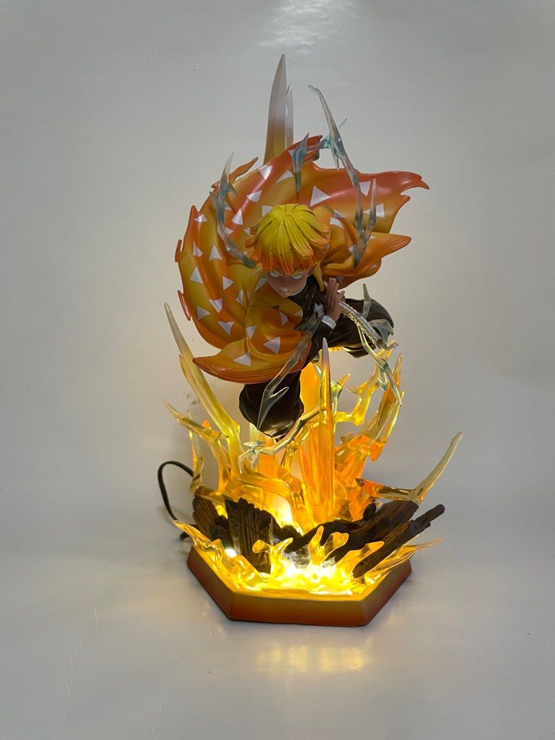 Demon Slayer Zenitsu Light Statue Figurine Anime, Hobbies & Toys, Toys ...