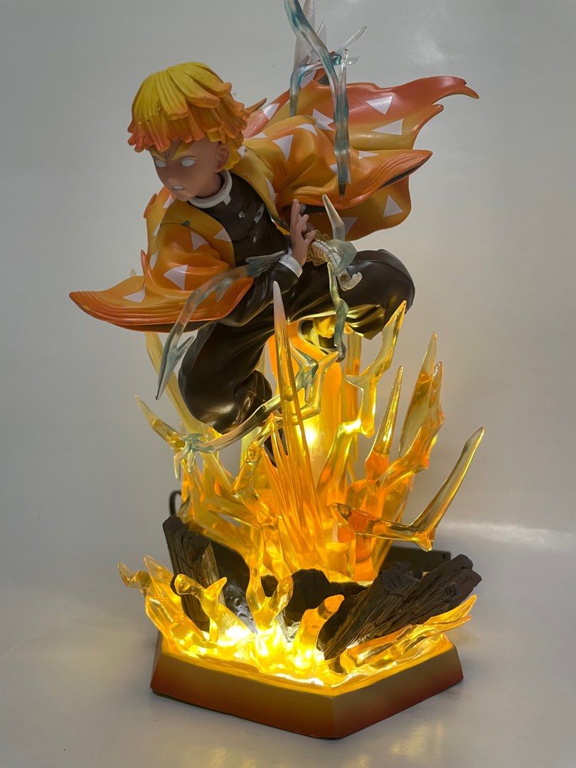 Demon Slayer Zenitsu Light Statue Figurine Anime, Hobbies & Toys, Toys ...