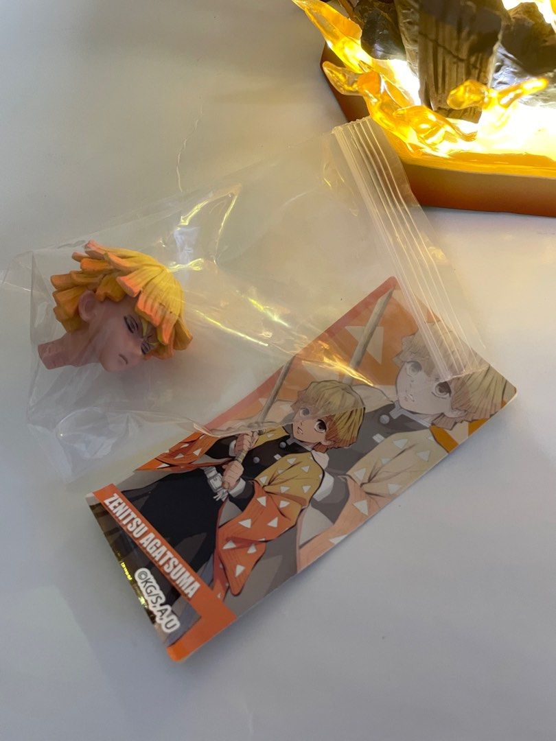 Demon Slayer Zenitsu Light Statue Figurine Anime, Hobbies & Toys, Toys ...