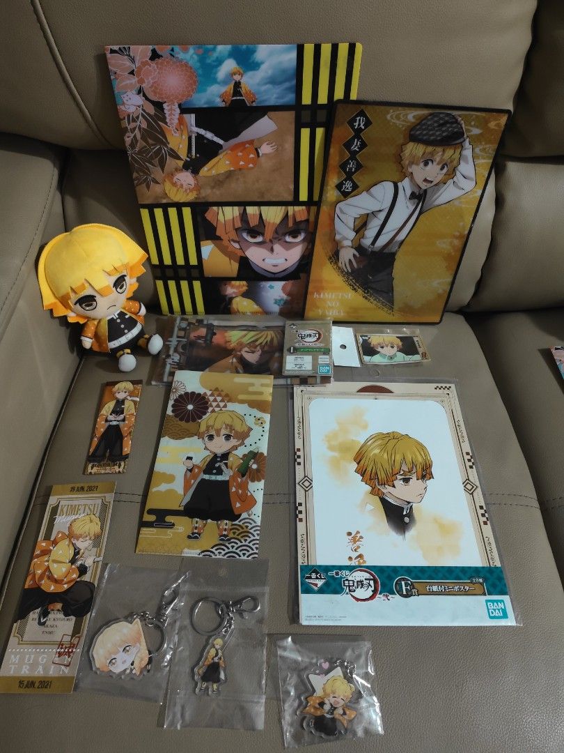 Demon Slayer Zenitsu Merch Combo, Hobbies & Toys, Collectibles ...