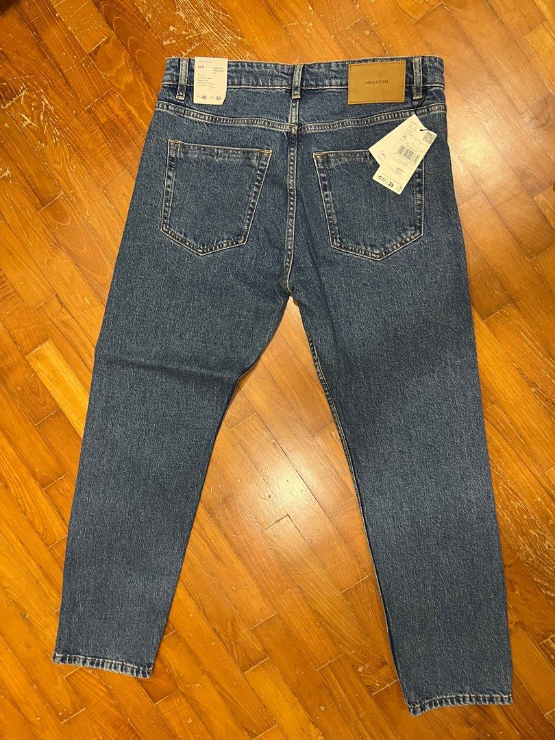 Denim Jeans - MANGO MEN, Men's Fashion, Bottoms, Jeans on Carousell