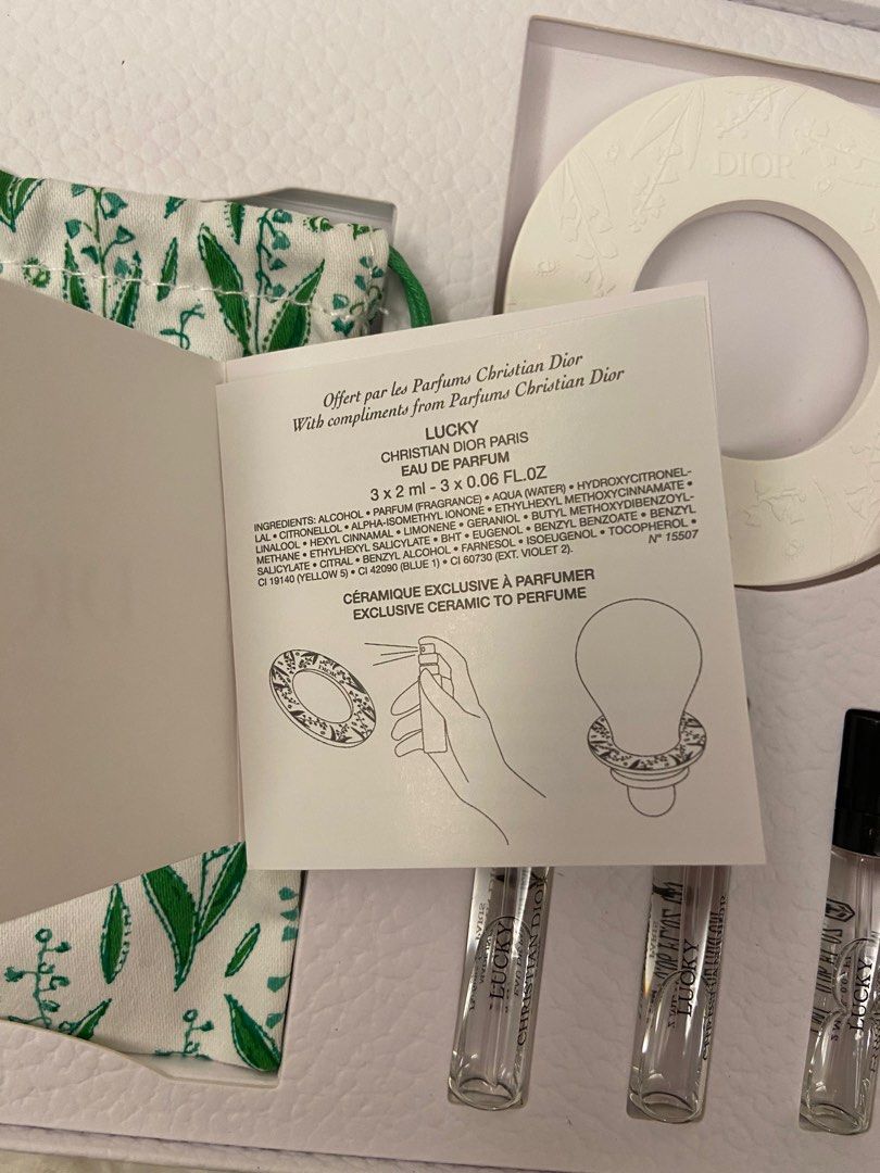 Dior La Privee collection Lucky ceramic diffuser, Beauty & Personal ...