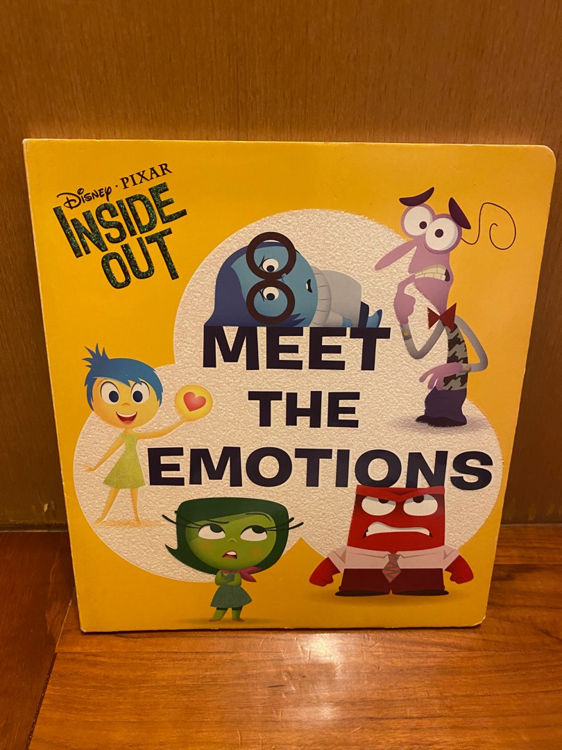 Disney Pixar Inside Out Meet the Emotions board book story 迪士尼 玩轉腦朋友 ...