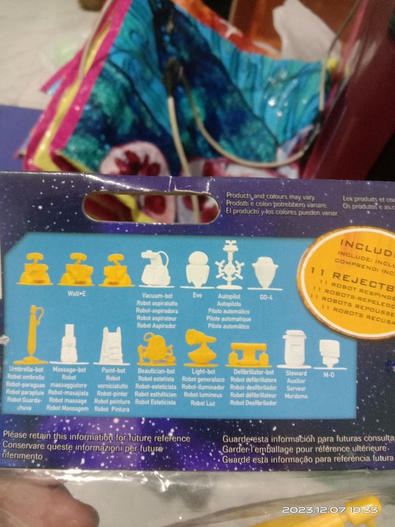 Disney Pixar Wall E Bag o Robots Disney Pixar -Think Way, Hobbies ...