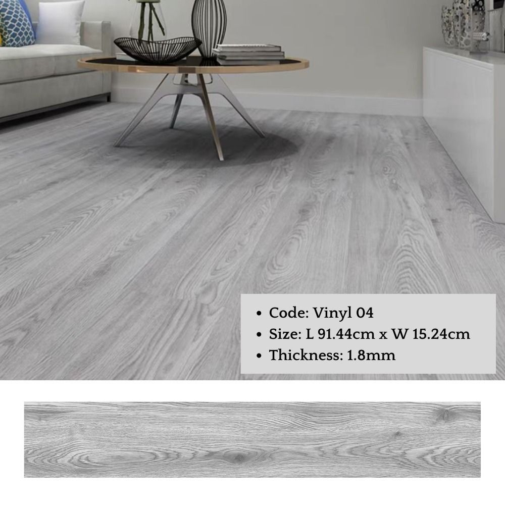 DIY Vinyl Floor Sheet PVC Flooring Sheet Indoor Home Office Deco Self ...