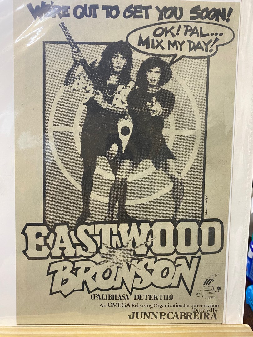 EASTWOOD AND BRONSON PALIBHASA DETEKTIB - Tagalog Filipino Old ...