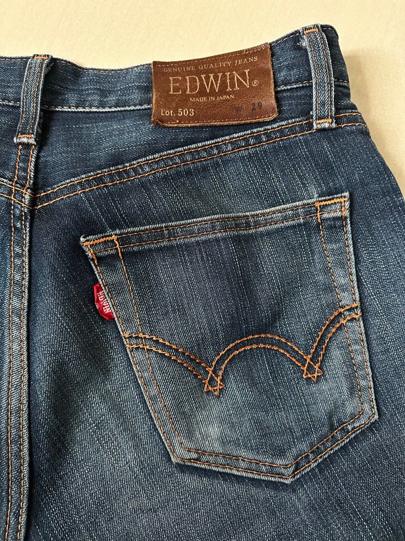 EDWIN DENIM JEANS, Men's Fashion, Bottoms, Jeans on Carousell