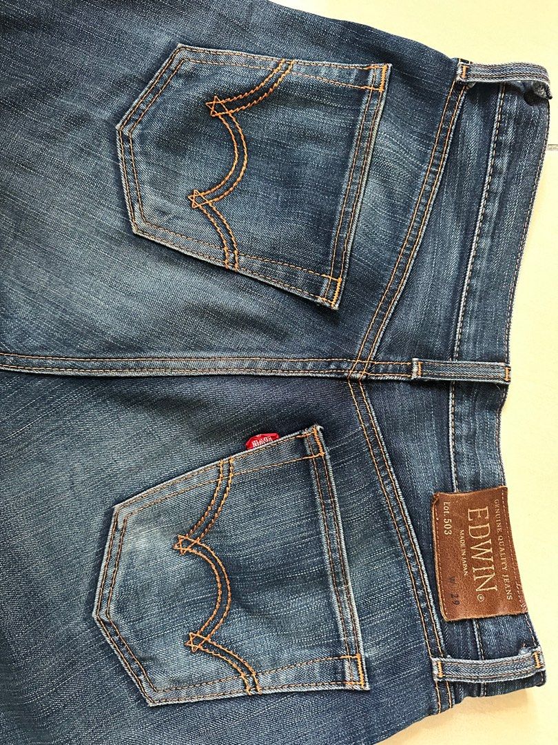 EDWIN DENIM JEANS, Men's Fashion, Bottoms, Jeans on Carousell